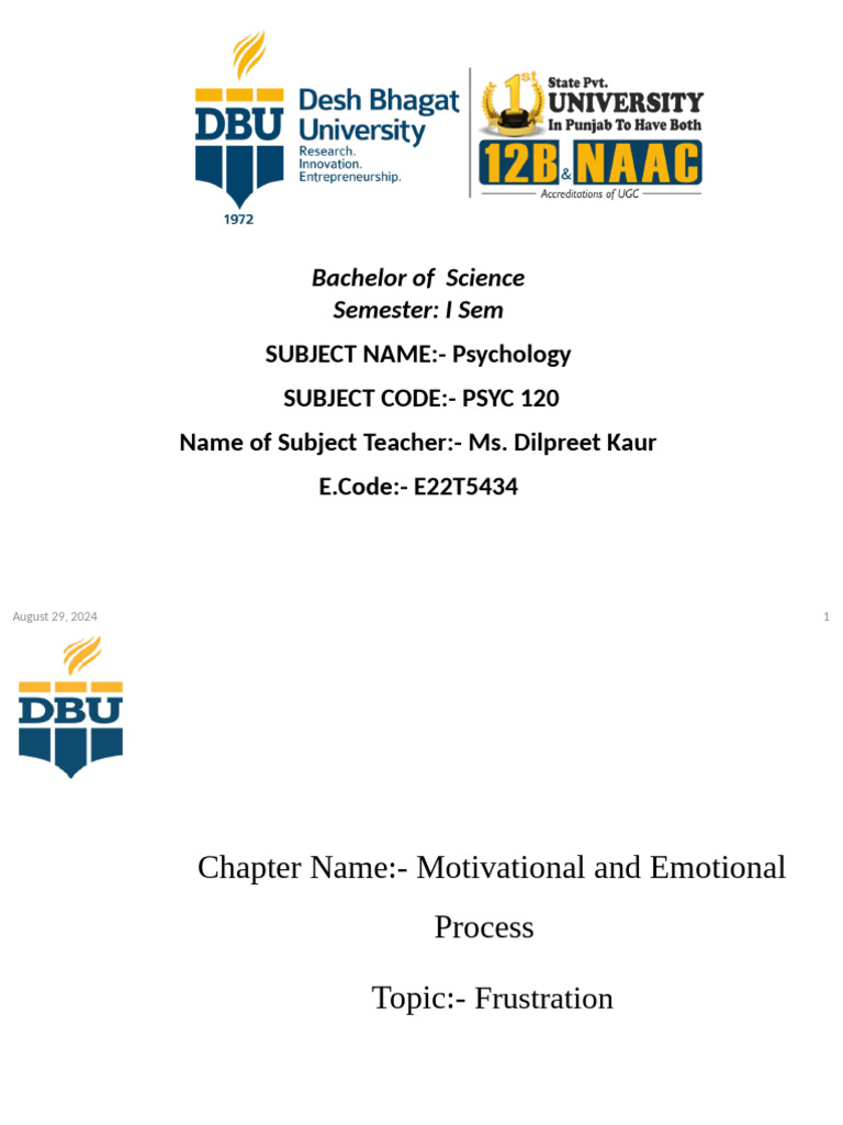 Frustration | PDF