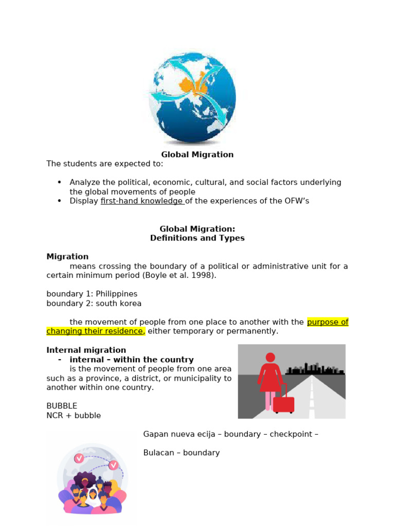 Global Migration | PDF