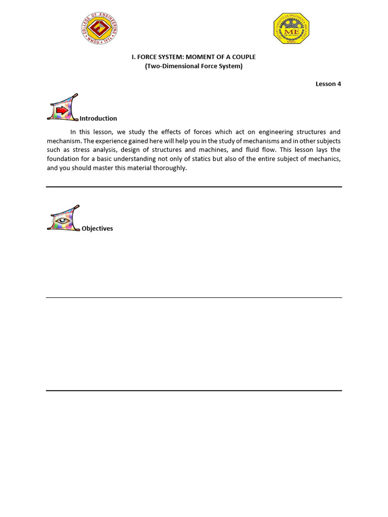 IM Static Lesson 4 | PDF