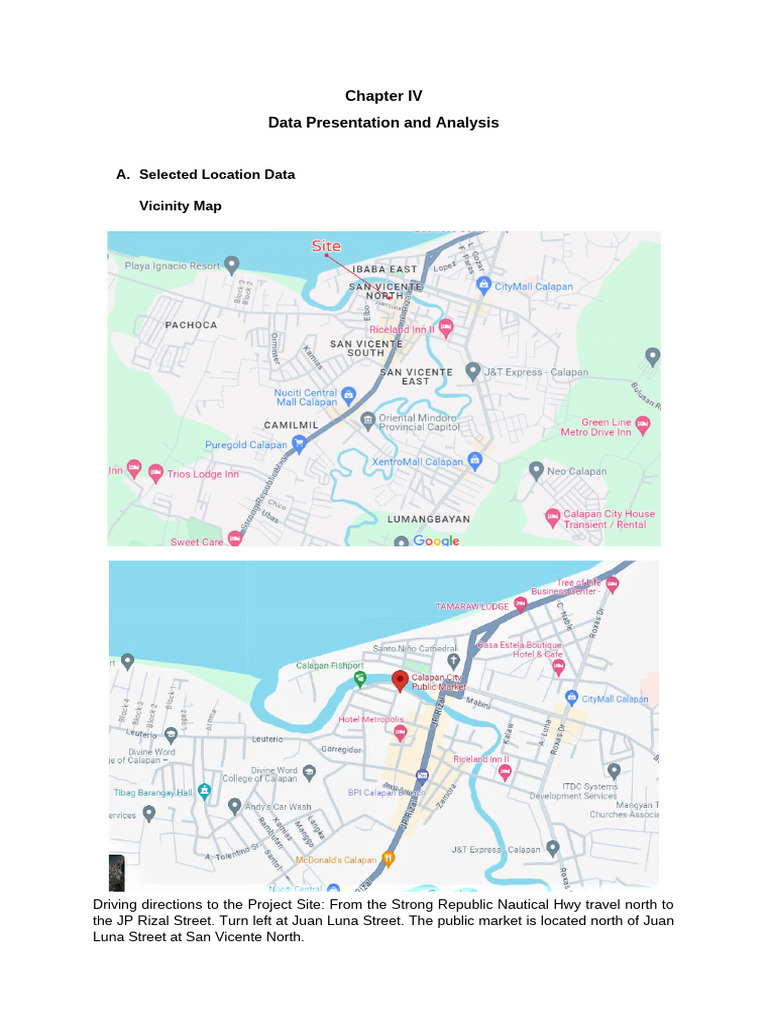 Chp. IV Data Presentation ARD | PDF
