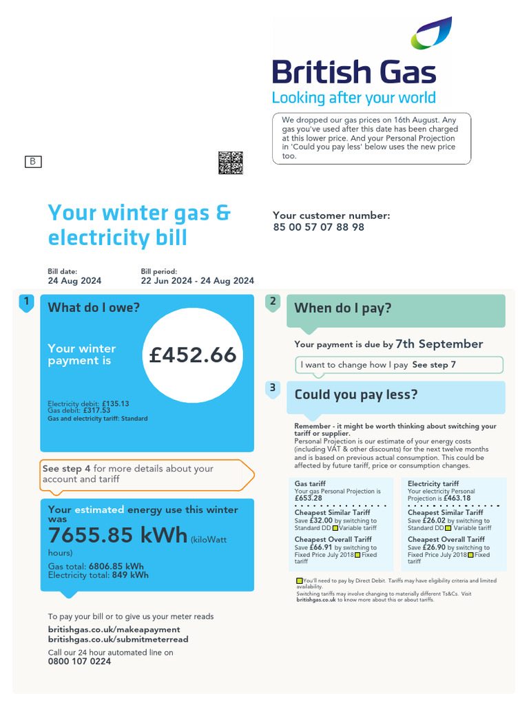 Electricity Bill PDF | PDF