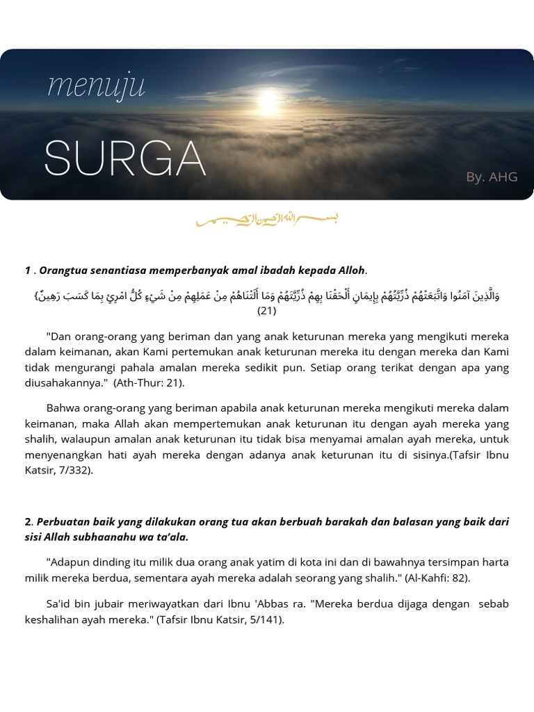 Menuju Surga......... - 20240824 - 080335 - 0000 | PDF