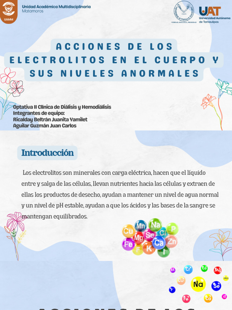 ELECTROLITOS | PDF