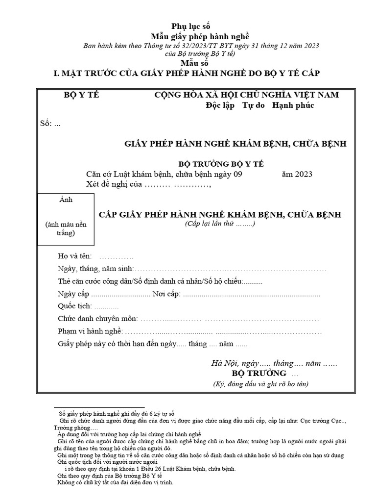 Phu Luc Thong Tu 32 | PDF