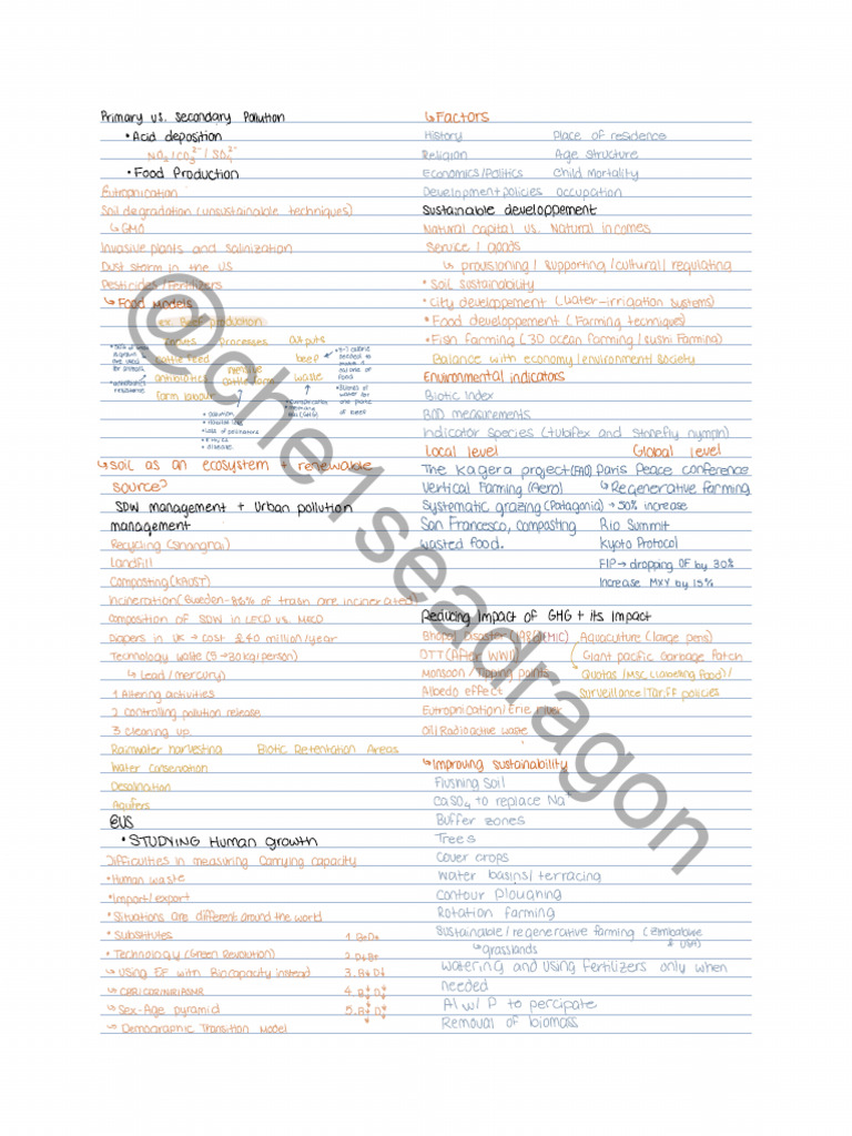 ESS Exam Prep Paper 2 | PDF