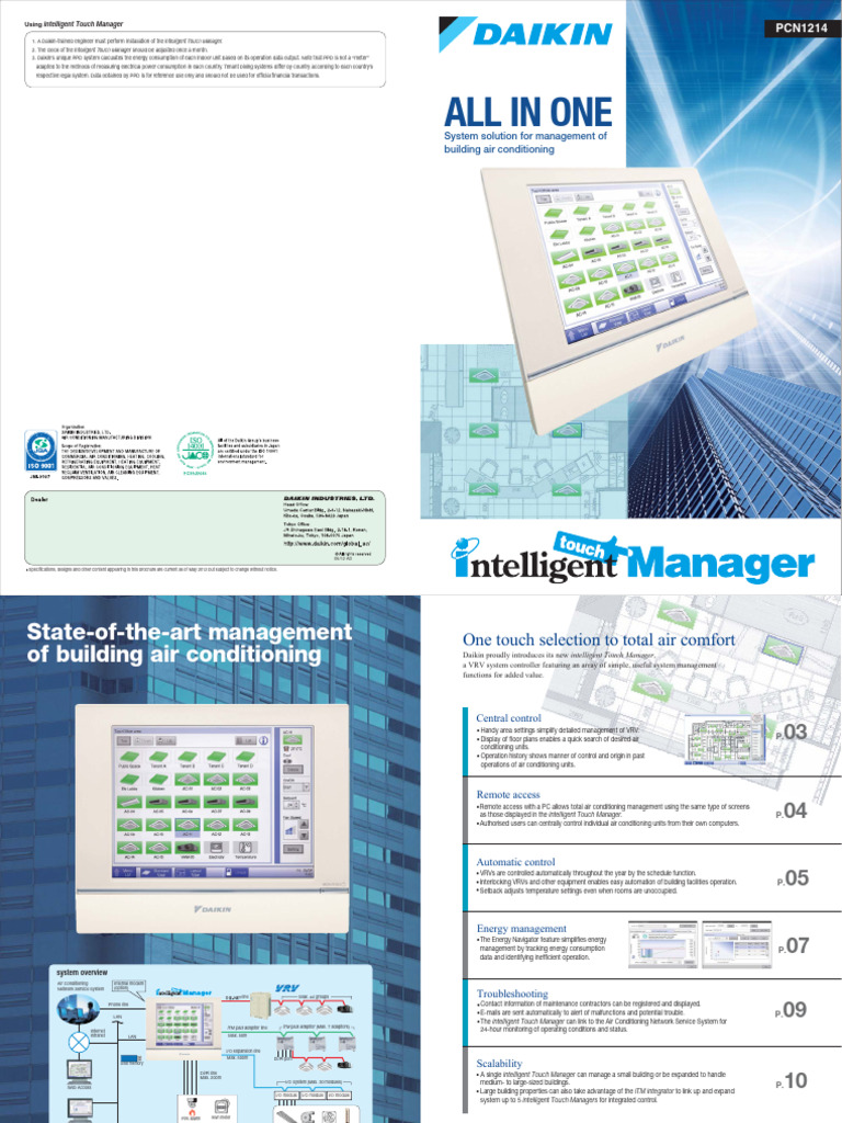 I Touch Manager PCN1214 | PDF