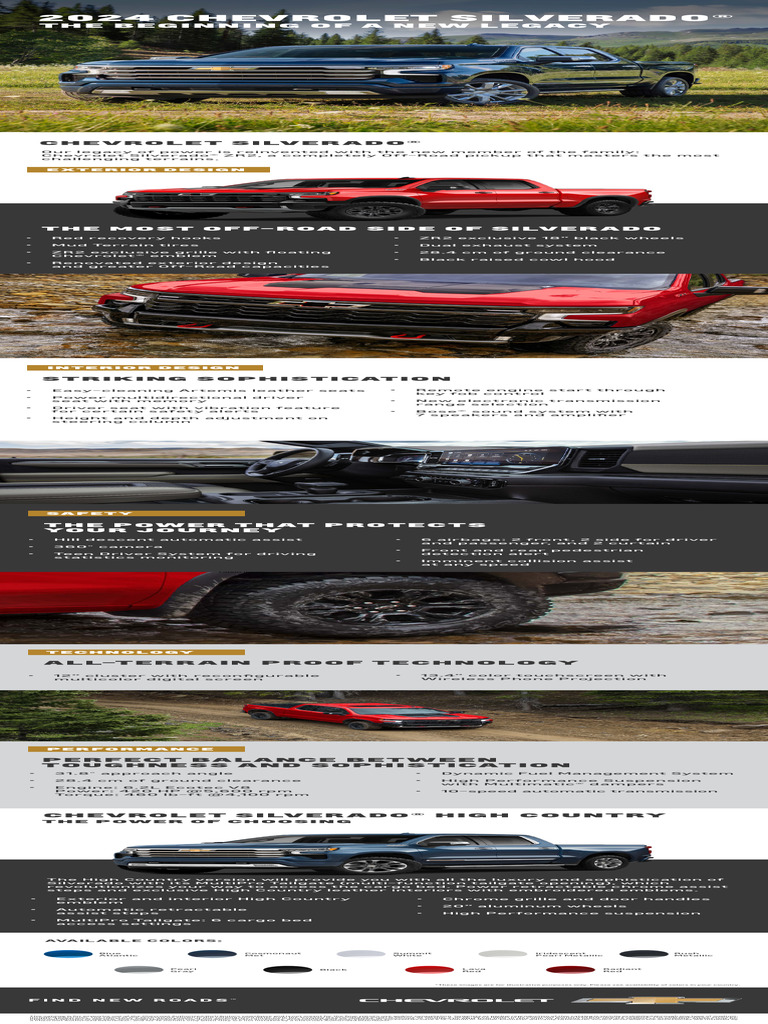Brochure - Infographic Silverado Eng | PDF