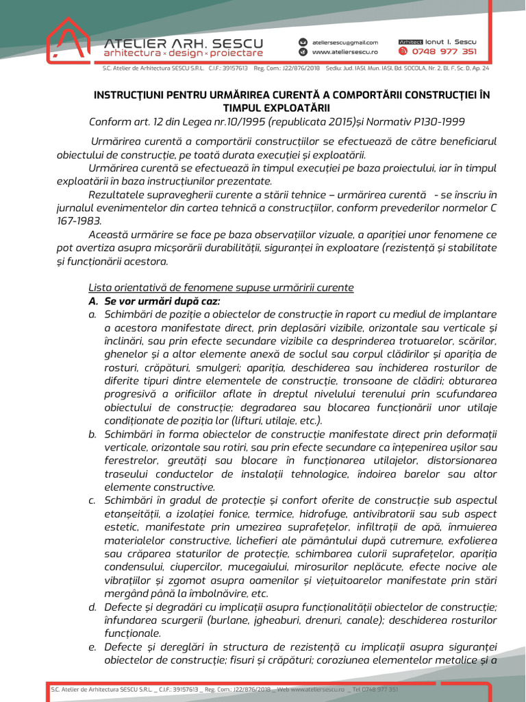 Instructiuni de Urmarire in Timp | PDF