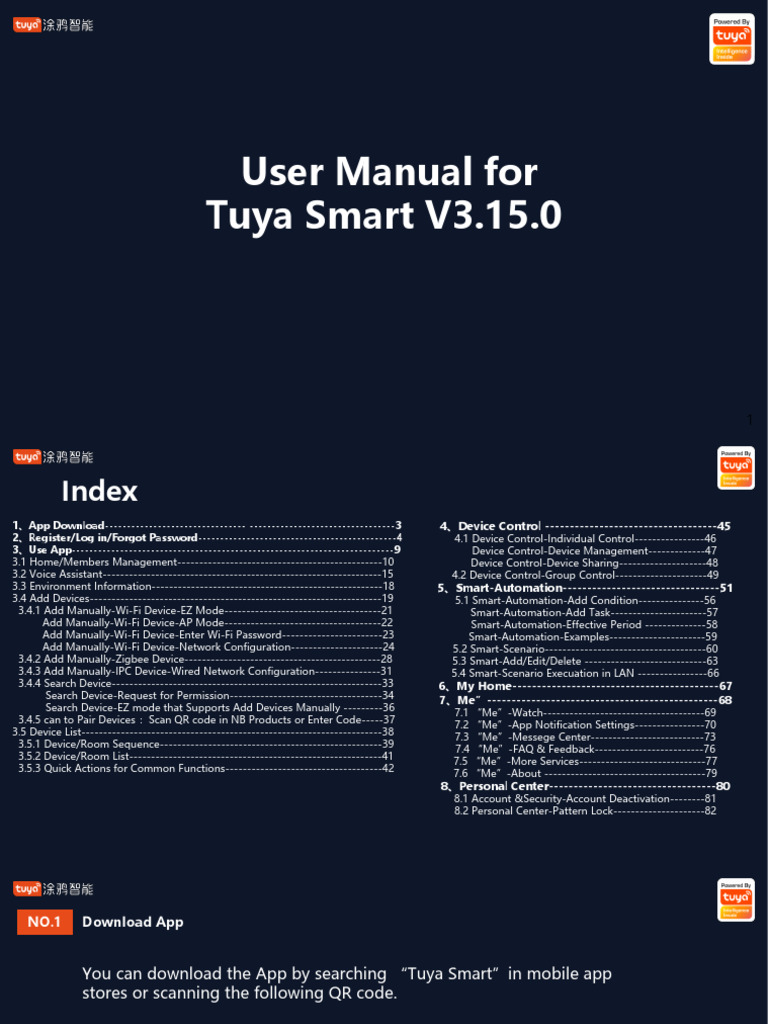 Smart Home Tuya | PDF