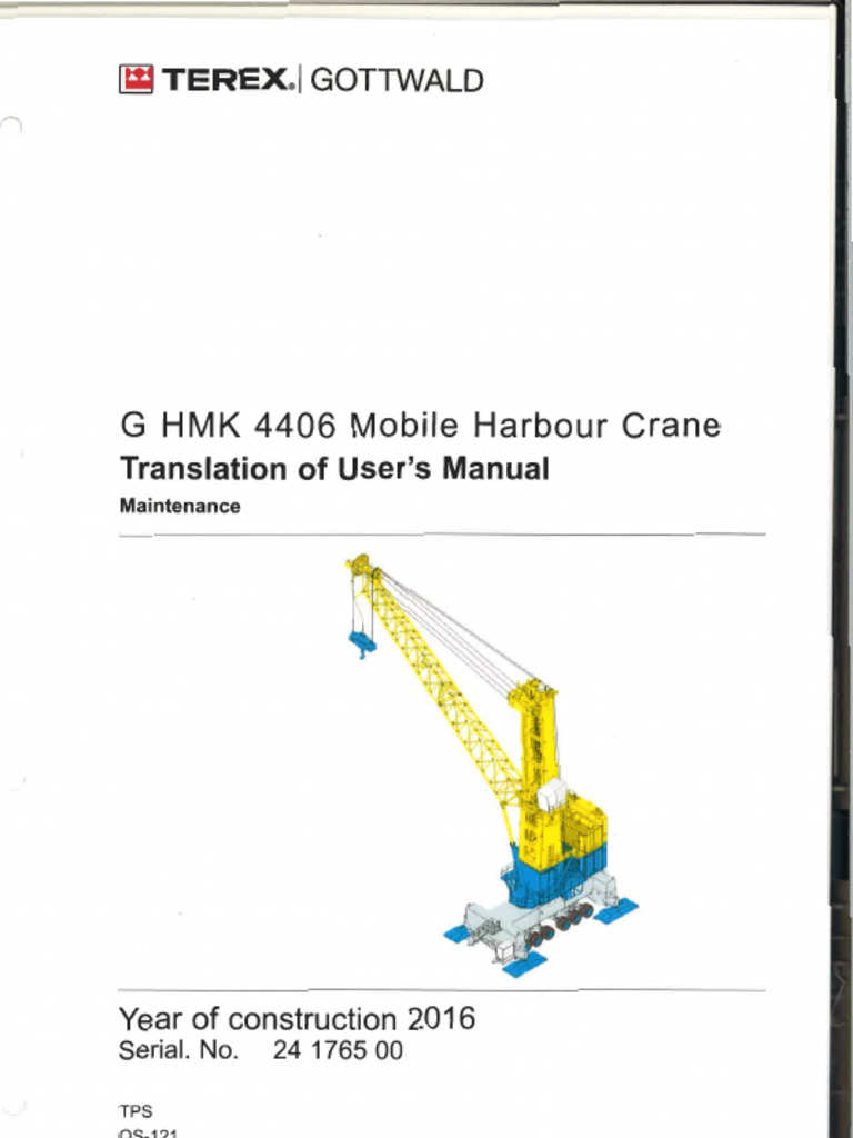 Terex Maintenance Manual Book | PDF
