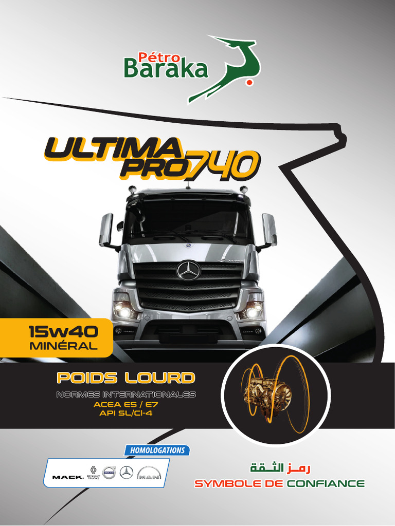 ULTIMA PRO 740 15W40 1 - Compressed | PDF
