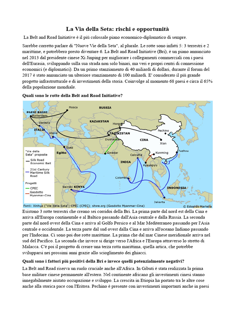Via Della Seta | PDF