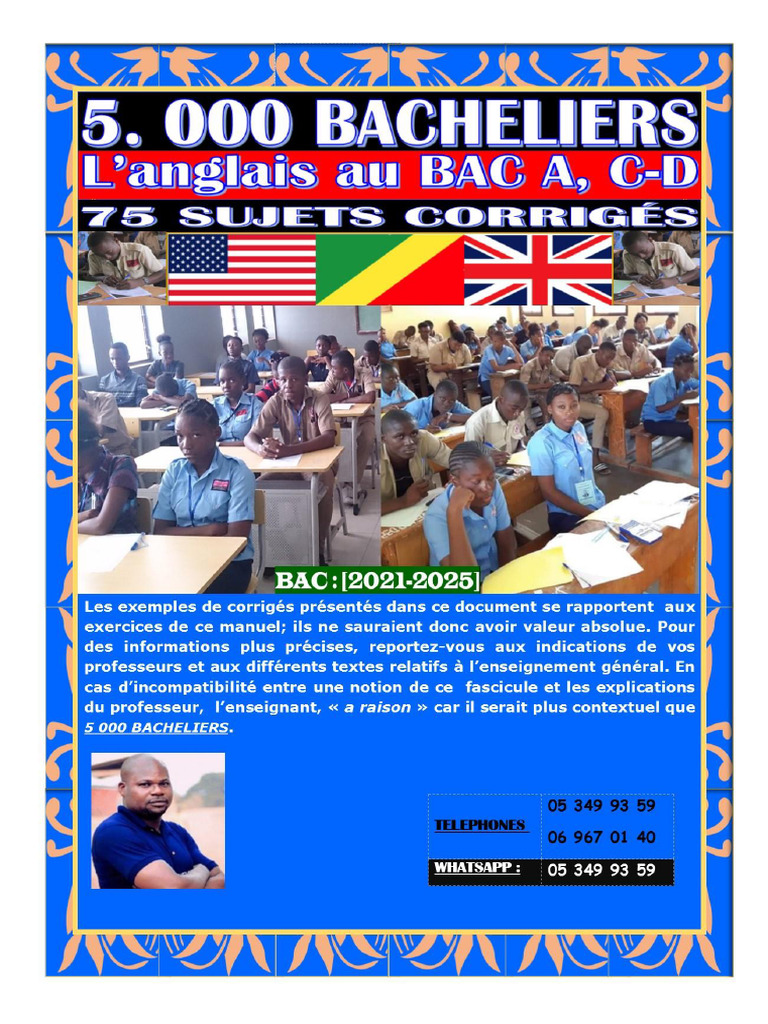 Anglais Bac A, C&D Sujets Corriges 2022 | PDF