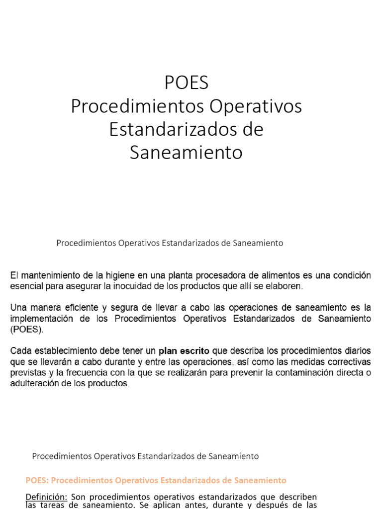 Presentacion POES | PDF