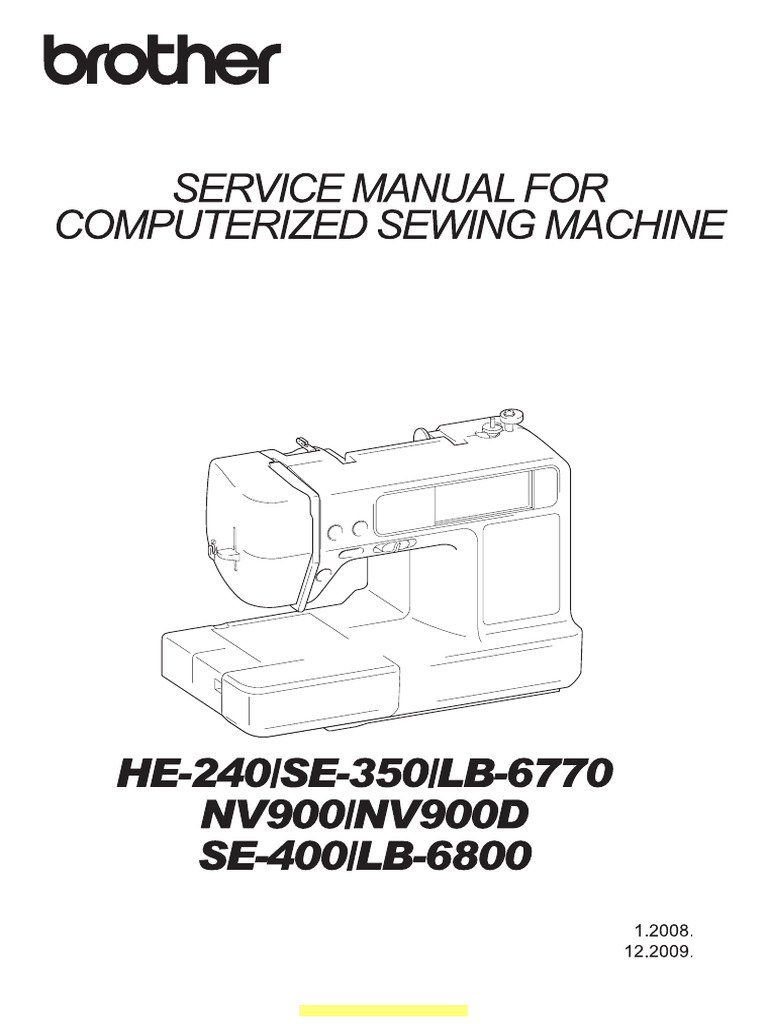 Sewing Machine Disassembly Guide | PDF | Sewing Machine | Technology ...