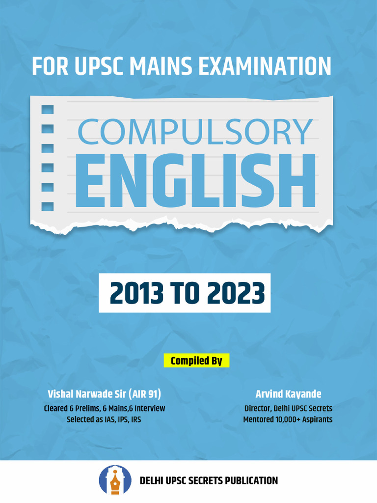 Compulsory English 2024 | PDF