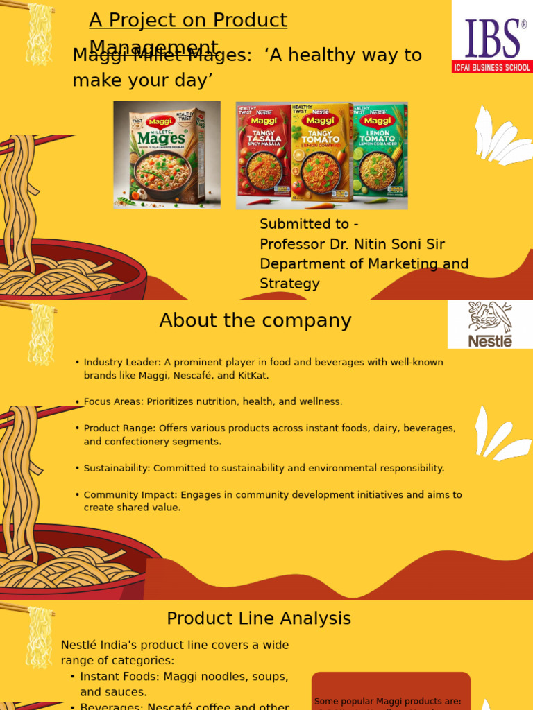 Millets Maggi: A Healthy Noodle Option | PDF | Nestlé | Brand