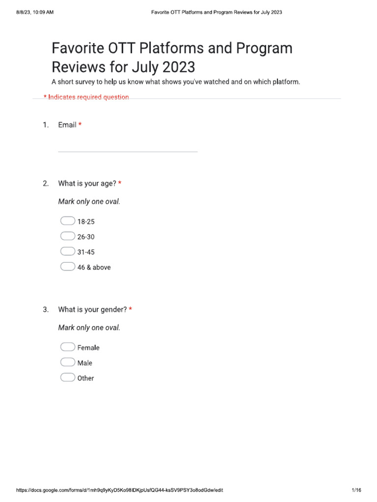 OTT Platform PDF | PDF