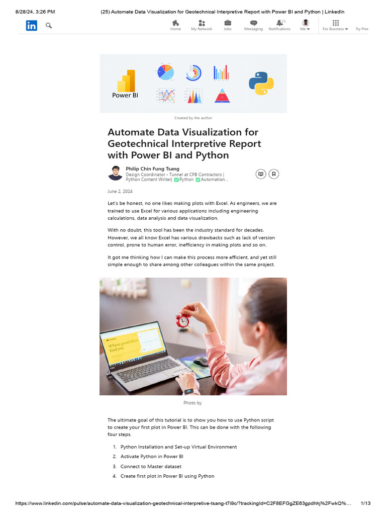 Automate Data Visualization For Geotechnical Interpretive Report With Power BI and Python ...
