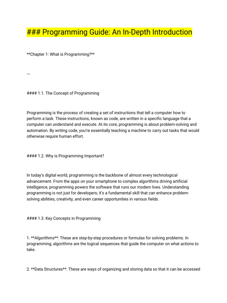 Intro of Basics in Programing Law | PDF