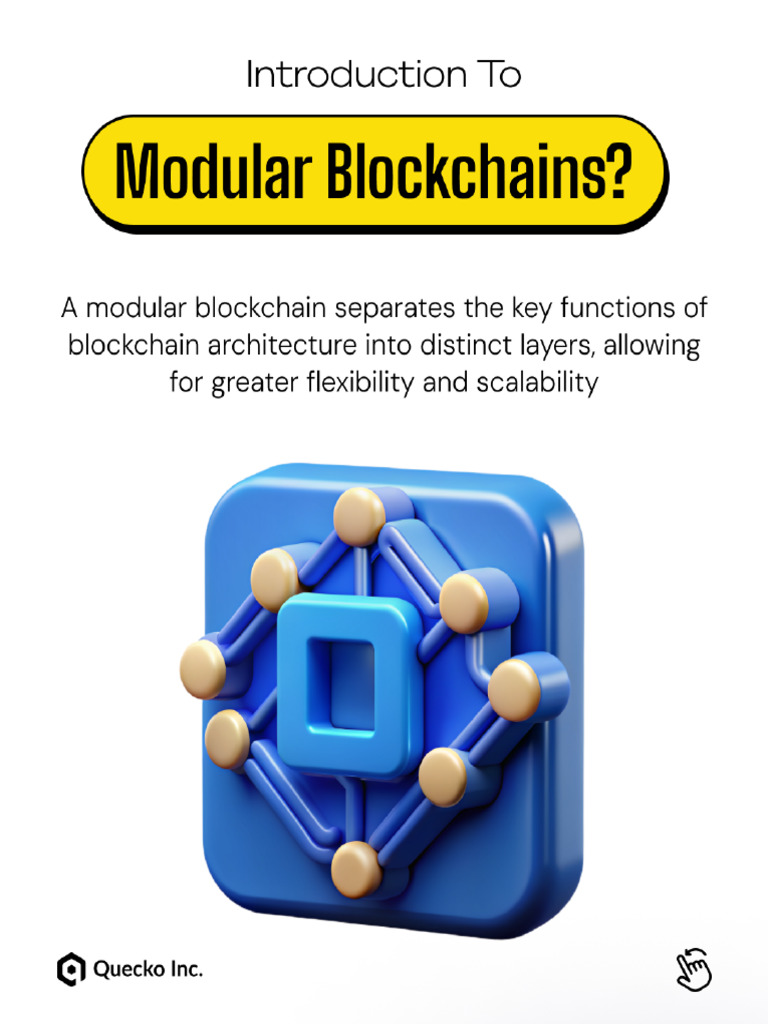 What Are Modular Blockchains | PDF