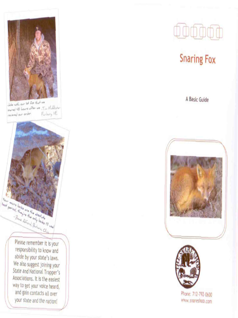 046 SnaringGuide-Fox | PDF