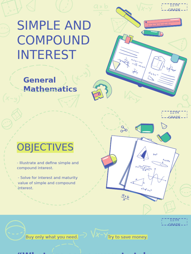 L17 Simple and Compound Interest | PDF