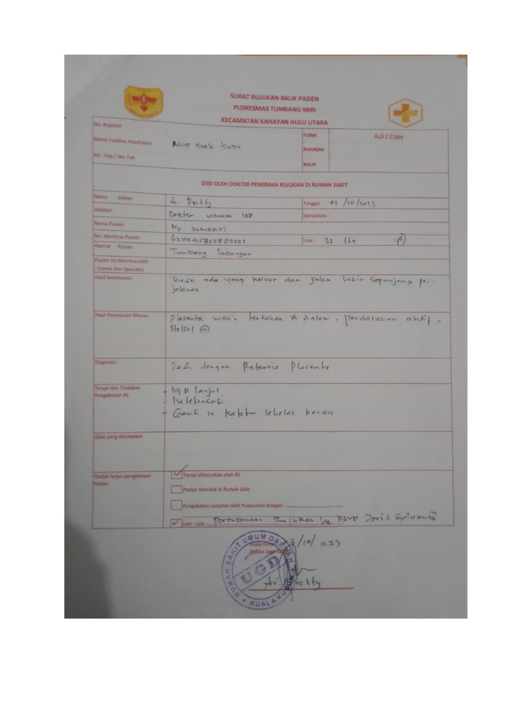 Contoh Rujuk Balik | PDF