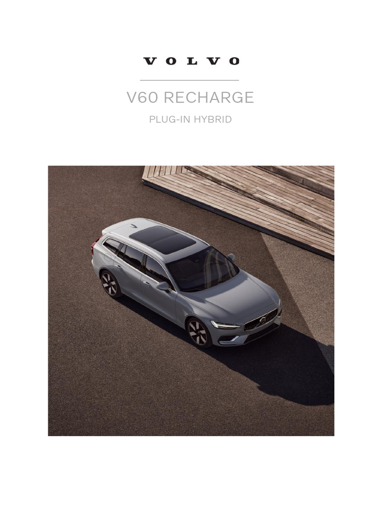 Volvo v60 Phev Brochure 20230801 | PDF