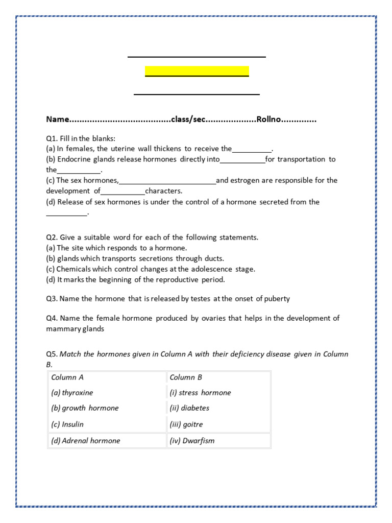Cl8 Worksheet#10 | PDF