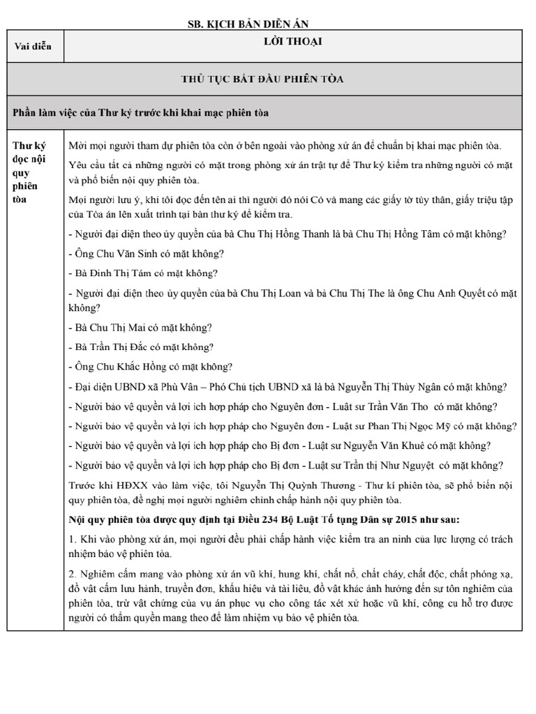 Kịch bản DS06 | PDF