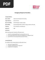 ERT Members Roles & Responsibilities | PDF | Firefighting | First Aid