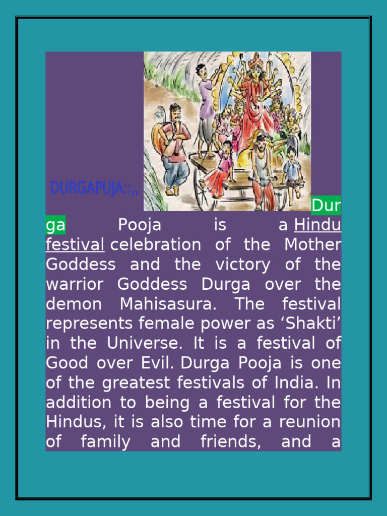 DURGA PUJA | PDF