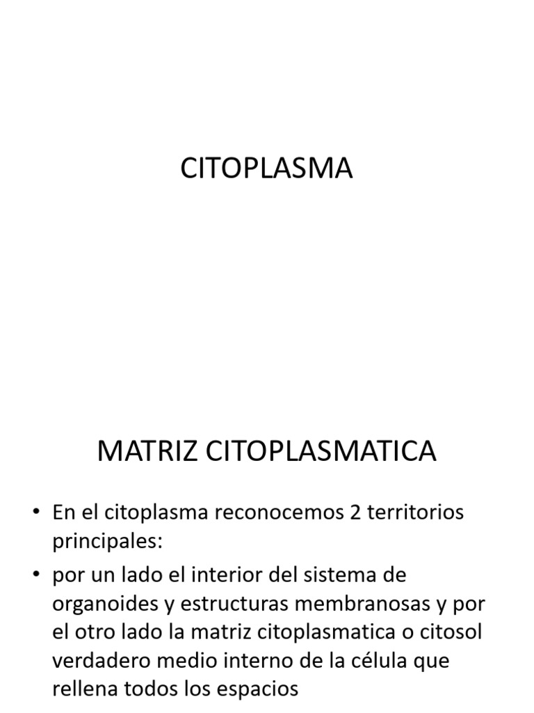 CITOPLASMA | PDF