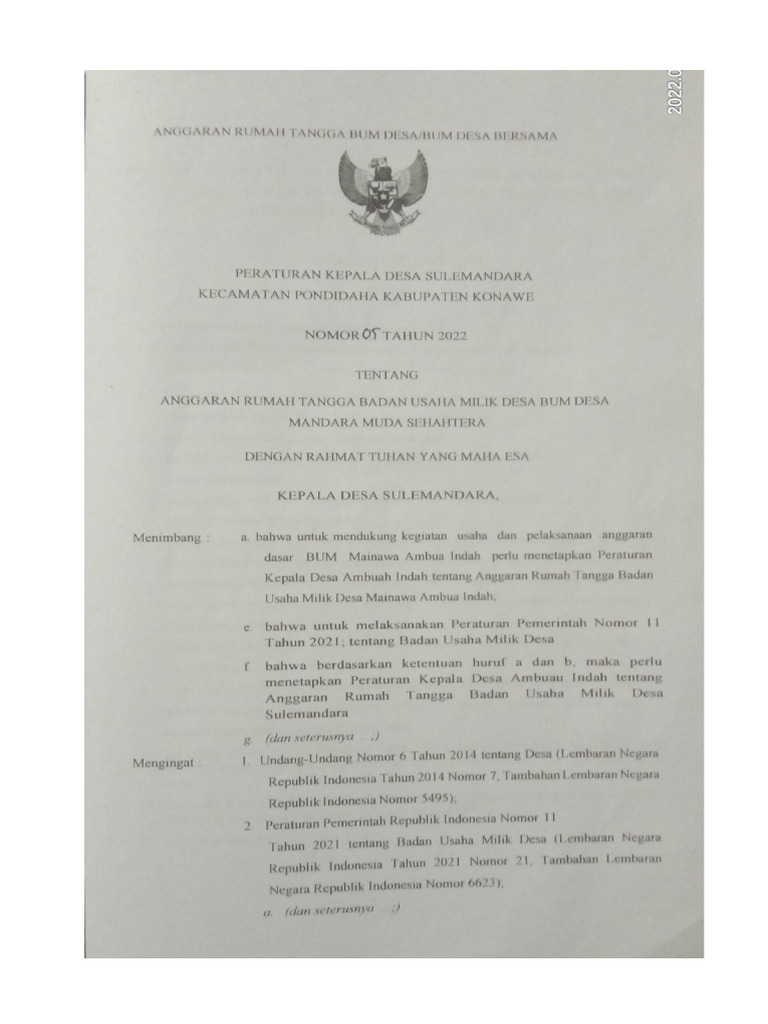 ART Bumdesa | PDF