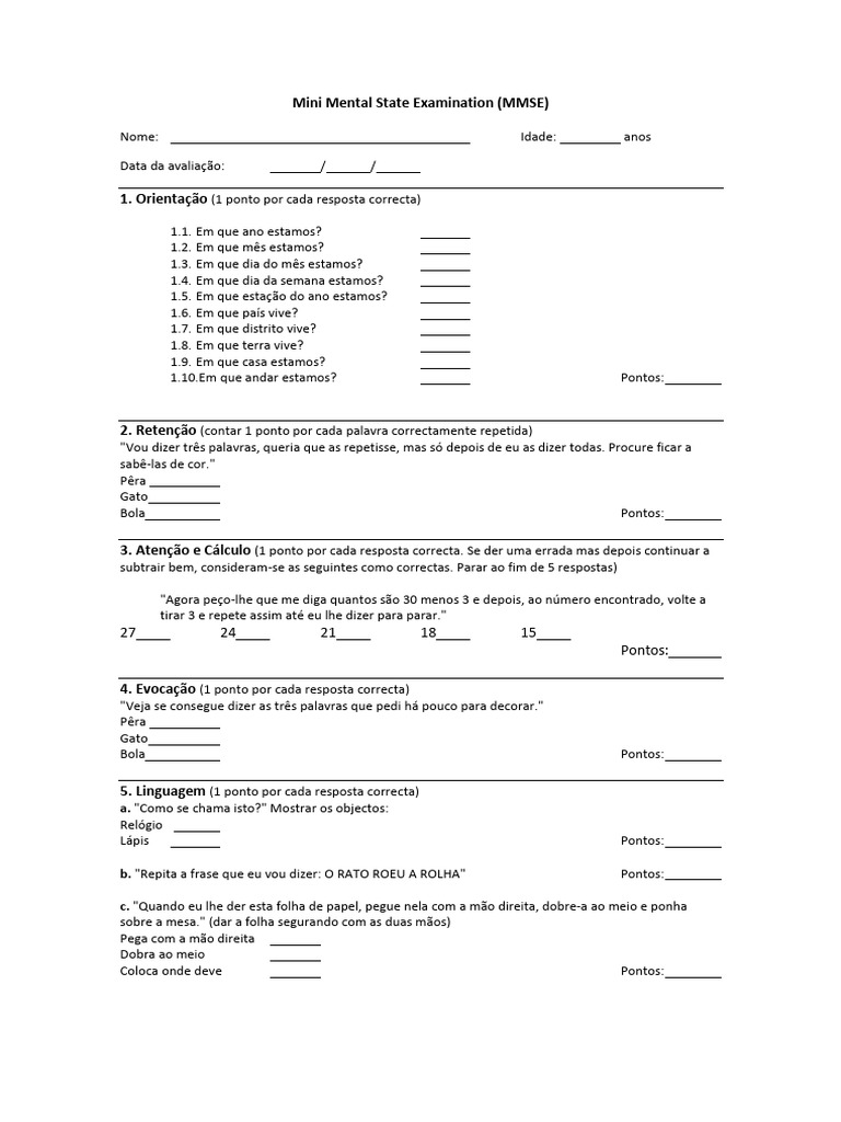 MMSE | PDF