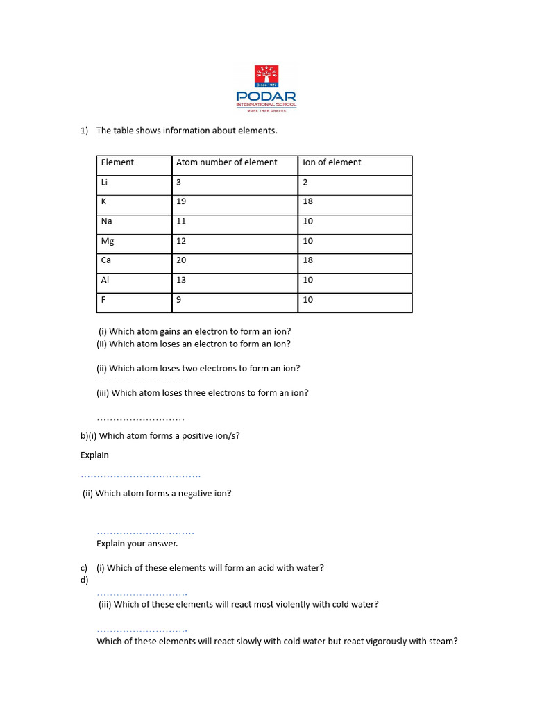 Gr-7 QB Chemistry | PDF