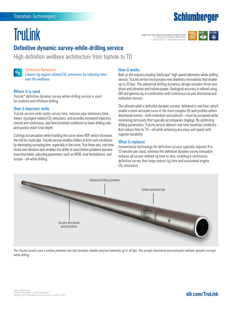 Trulink dynamic definitive survey tool | PDF