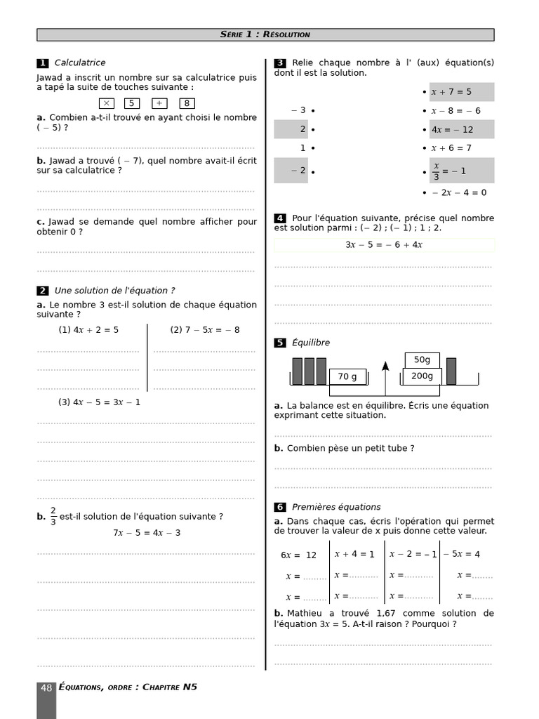 Cahiers Chapitre 2011 4N5 | PDF