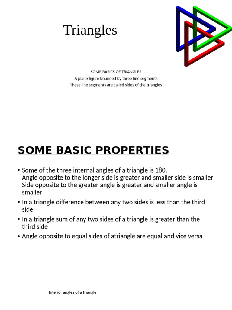 Triangles | PDF