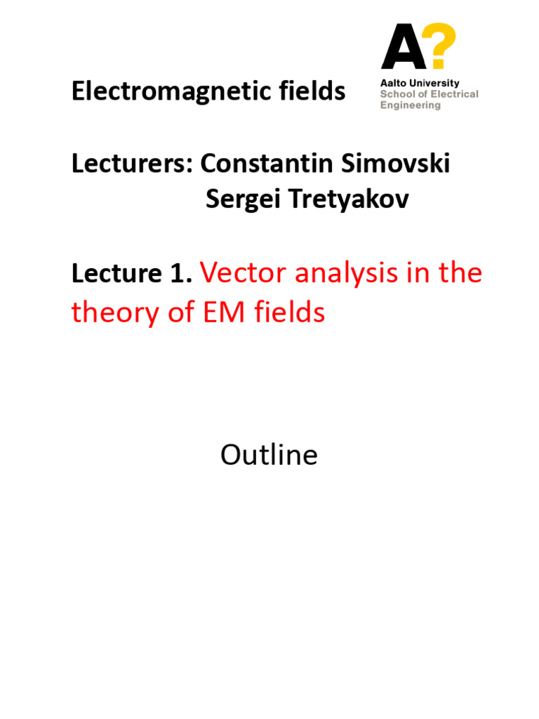 Lecture 1 | PDF