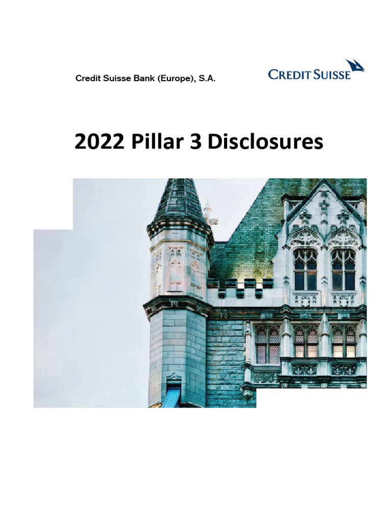 Cseb Pillar 3 Disclosures 2022 | PDF