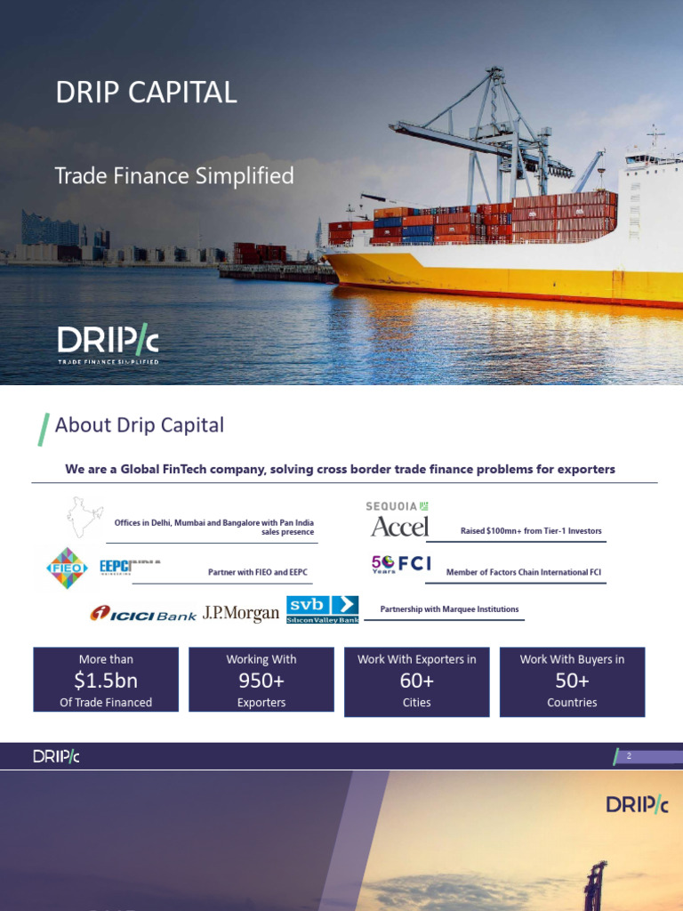 Drip Capital Intro | PDF