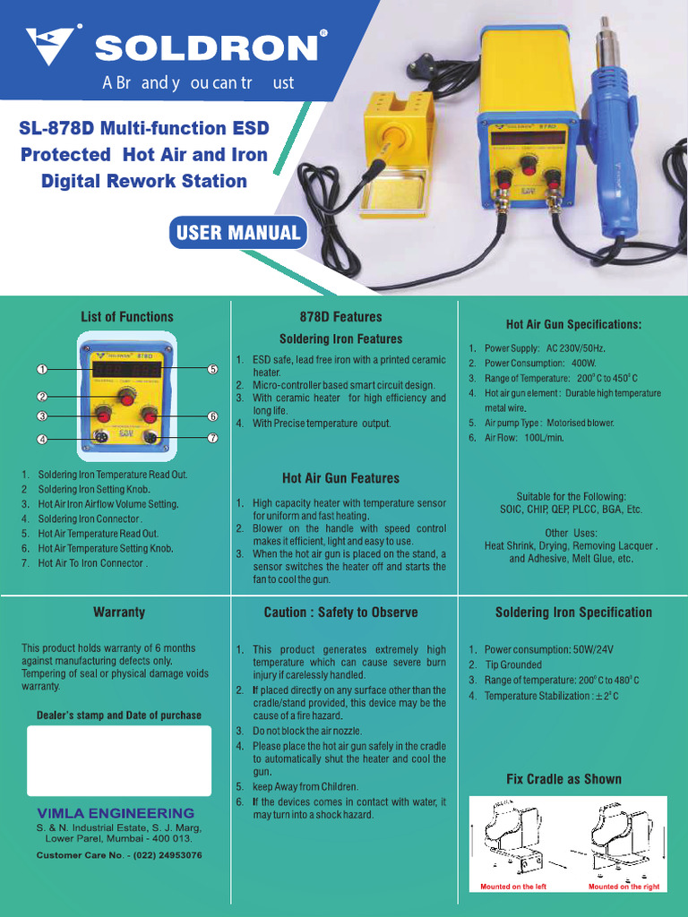 Soldron 878d | PDF