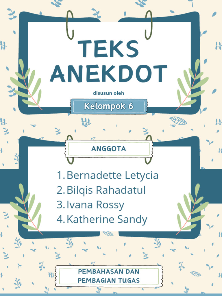 Bahasa Indonesia Teks Anekdot - 20240819 - 144718 - 0000 | PDF