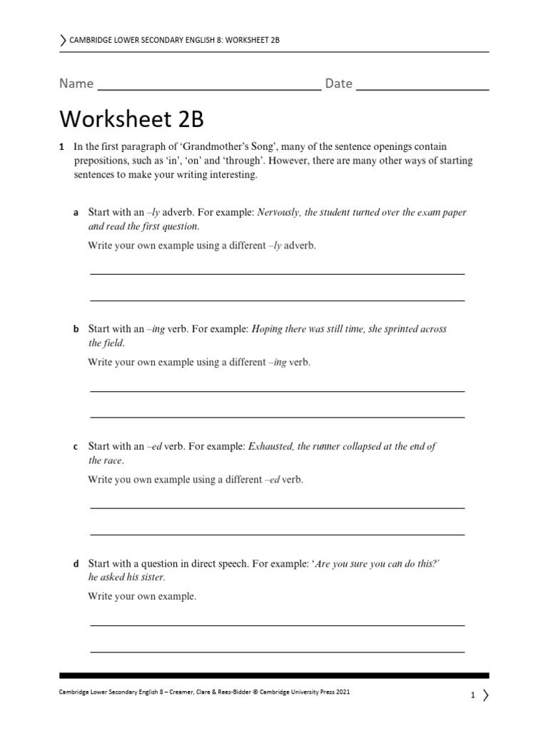 LS_English_8_Worksheet_2B | PDF