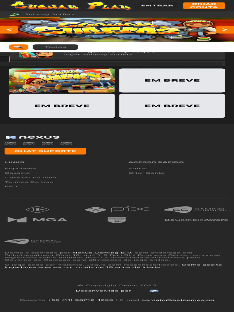 Subway Play Bet | PDF