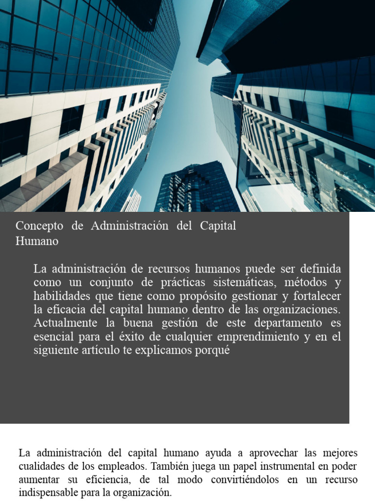 Presentacion Admon Capital Humano | PDF