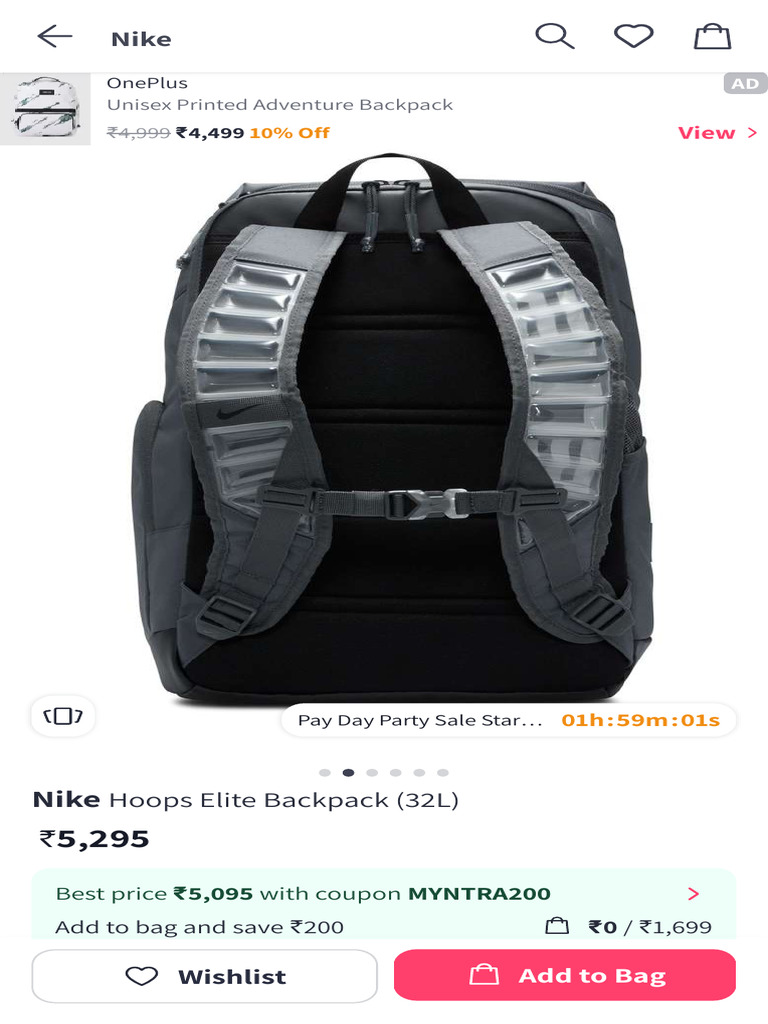 Buy Nike Hoops Elite Backpack (32L) - Backpacks For Unisex 29932981 Myntra | PDF | Games ...