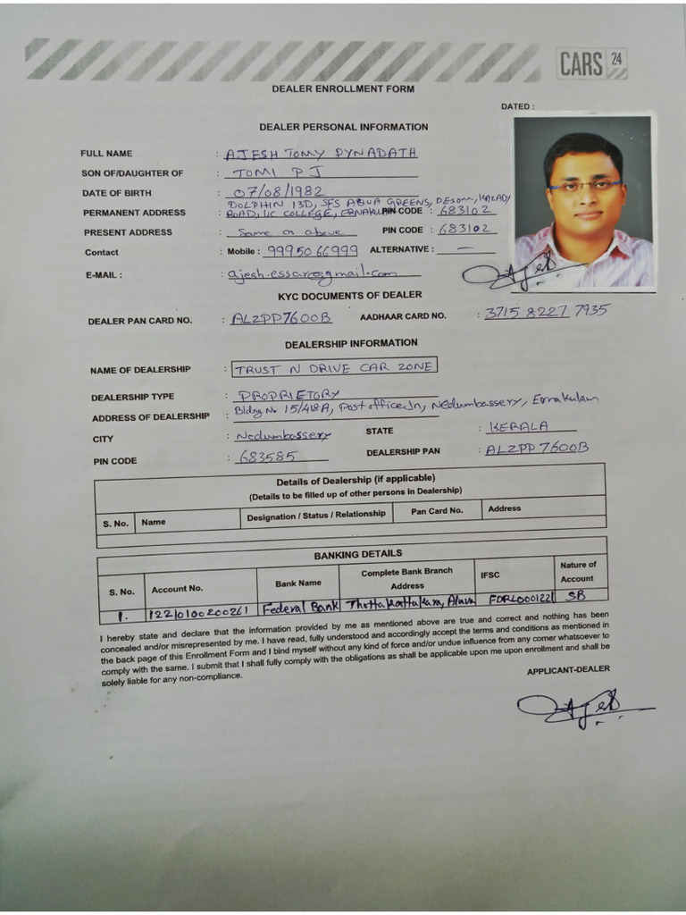 Ajesh Tomy Def - Niju S | PDF